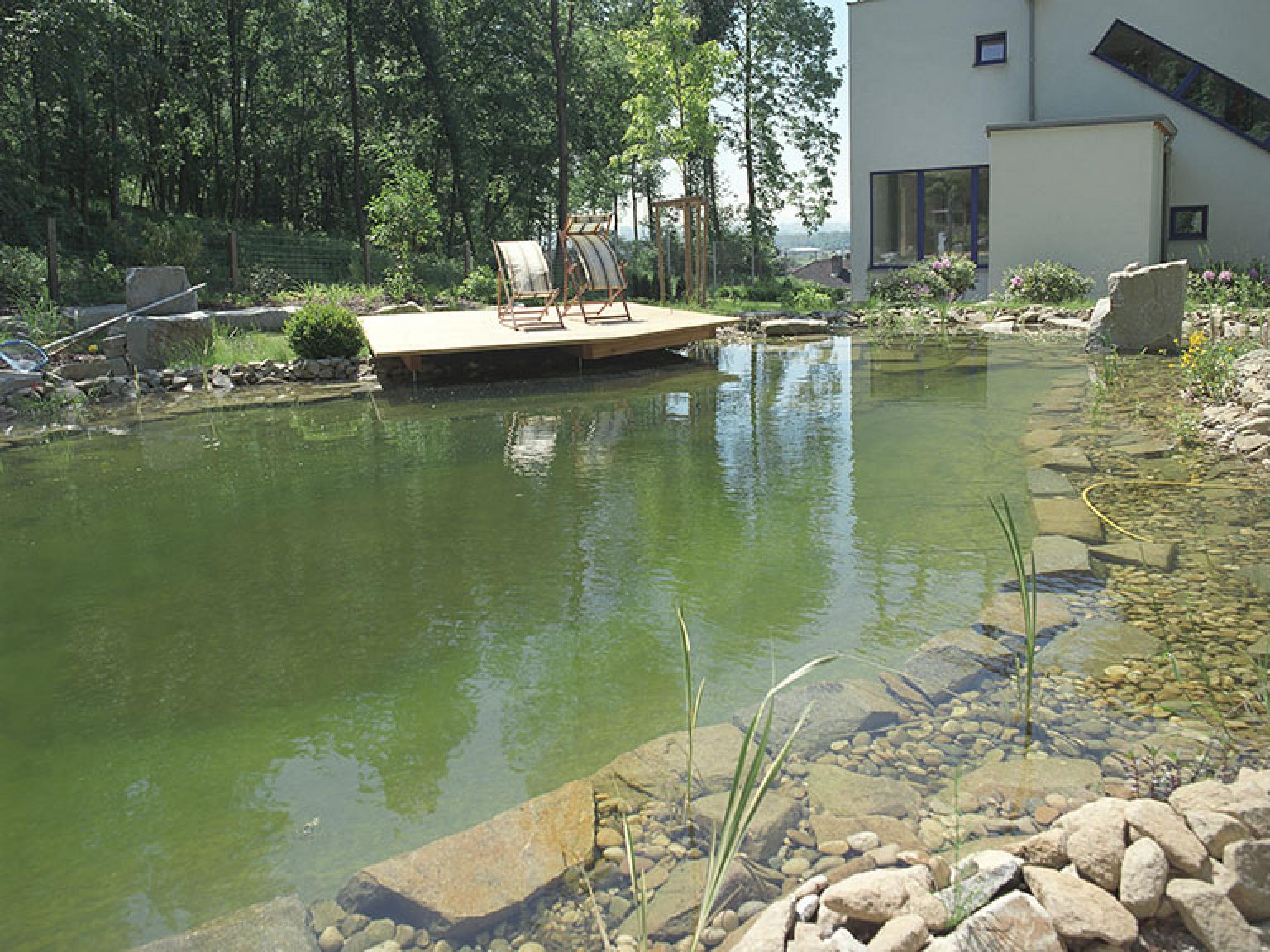 Garten mit Teich . Kräftner Landschaftsarchitektur . Landschaft ...